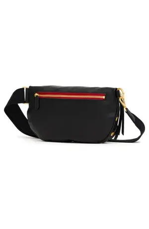 HAMMITT Charles Large Crossbody Bag - Black/brushed Gold