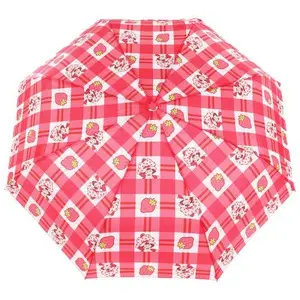STRAWBERRY SHORTCAKE Gingham Plaid Umbrella
