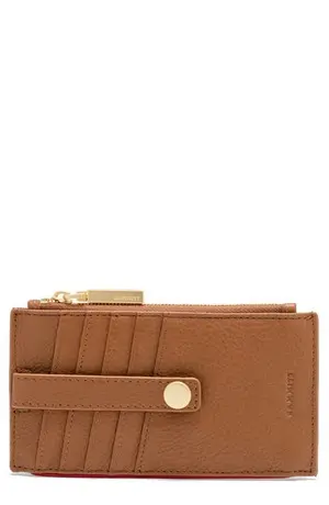 HAMMITT 210 West Wallet - Mahogany/brushed Gold