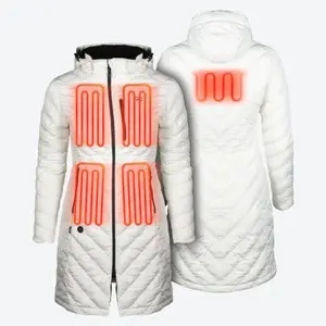 MOBILE WARMING Meridian Long Heated Puffer Jacket