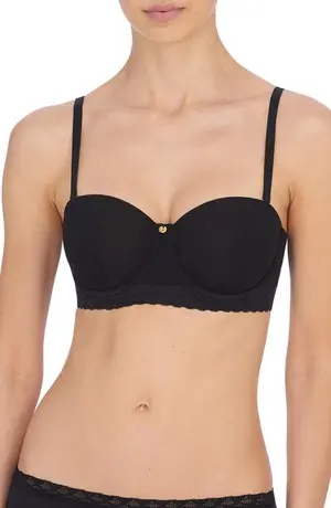Natori Truly Smooth Longline Strapless Bra - Black