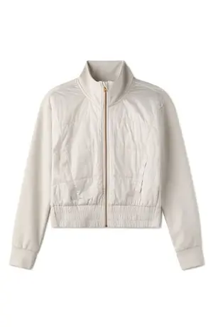 RHONE Chalet Quilted Water Repellent Jacket - Salt