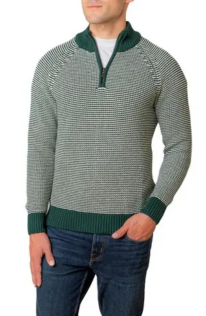 HOPE & HENRY Organic Half-zip Pullover Sweater