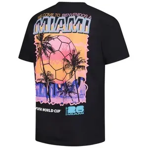 OUTERSTUFF 2026 Fifa World Cup Miami Host City Local Oversized T-shirt - Black