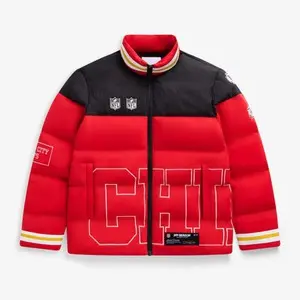 OFF SEASON Kansas City Chiefs Team Puffer Jacket - Red