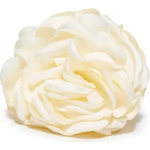 Lele Sadoughi Peony Flower Claw Clip - Ivory 100