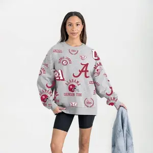 GAMEDAY COUTURE Alabama Crimson Tide Always On Repeat Fleece Sweatshirt - Gray