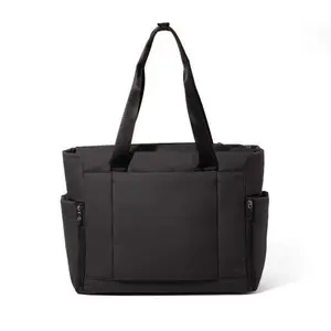 BAGGALLINI Set Wave Large Tote Bag - Black Wave Puff