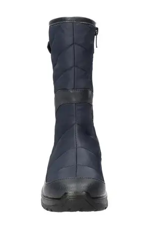 BELLA VITA Quilted Waterproof Boots - Navy
