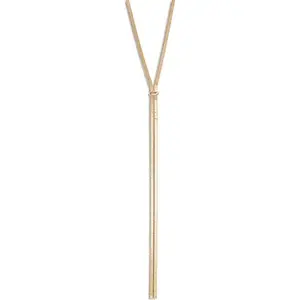 Nordstrom Flat Chain Y Necklace - Gold