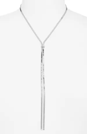 Nordstrom Flat Chain Y Necklace