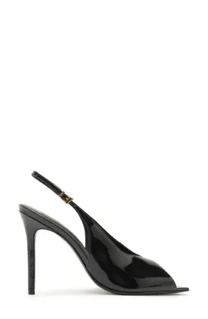 Schutz Ingrid Slingback Sandal - Black