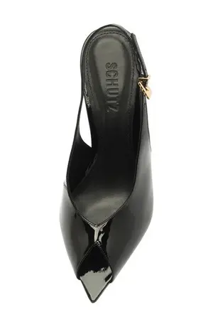 Schutz Ingrid Slingback Sandal - Black