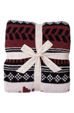 Barefoot Dreams Cozychic® Fair Isle Throw Blanket