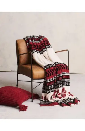 Barefoot Dreams Cozychic® Fair Isle Throw Blanket