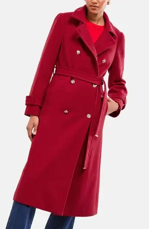 LIPSY Belted Double Breasted Coat