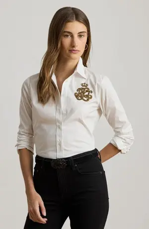Ralph Lauren Beaded Logo Shirt