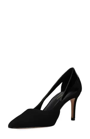 Pelle Moda Libby Pointed Toe Pump - Black