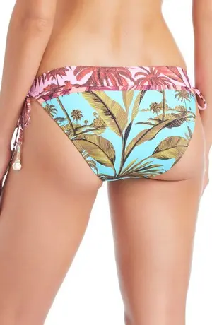 BLEU BY ROD BEATTIE Tie Side Hipster Bikini Bottom - Multi Blue