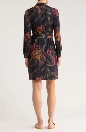 Tommy Bahama Carmela Orchid Isle Long Sleeve Wrap Dress