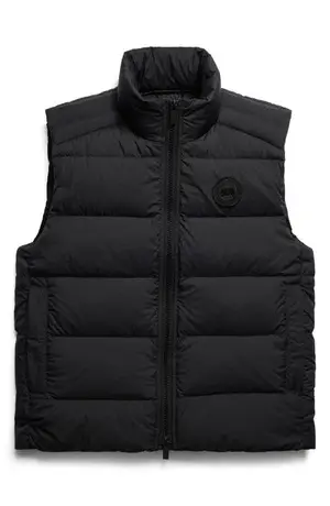 Canada Goose Crofton Enduraluxe Packable Quilted Vest - Black - Noir