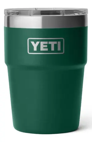 YETI Rambler 16-ounce Stackable Cup Black Forest Green
