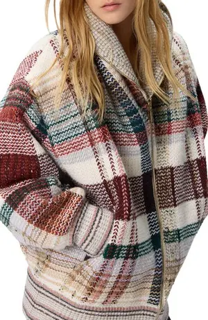 Missoni Quilted Jacket With Check Pattern