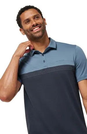 Travis Mathew Chapter Flight Cotton Blend Polo
