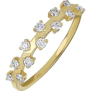 Bony Levy Solstice Stackable Diamond Ring - 18k Yellow Gold