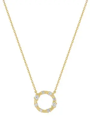 Bony Levy Solstice Diamond Circle Pendant Necklace - 18ky 8dird0.12