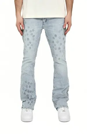 Purple Brand Monogram Jeans For Men