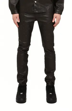 Purple Brand Coated Jeans For Men