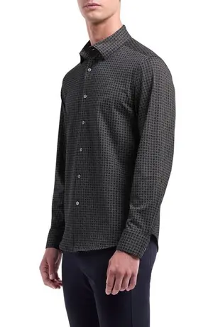 Bugatchi Ooohcotton® Jules Floral Twill Button-down Shirt