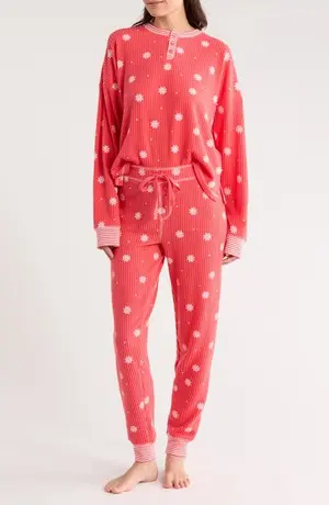 PJ Salvage Ski Pajamas - Red