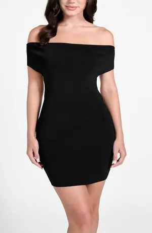 Guess Off-the-shoulder Mini Dress