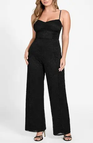Guess Lace Wide-leg Jumpsuit