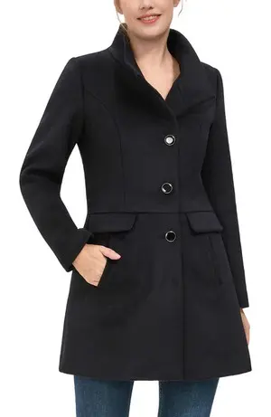 Kimi + Kai Button Detailed Coats For Women