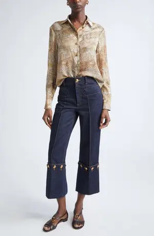 Zimmermann Rebellion Relaxed Silk Button-up Shirt