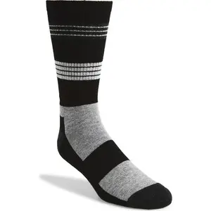 Nordstrom Ribbed Crew Socks - Black