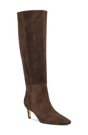 Nine West Caddy Knee High Boot - Dark Brown