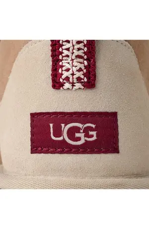 UGG Classic Ultra Mini Genuine Shearling Boots - Driftwood/biking Red