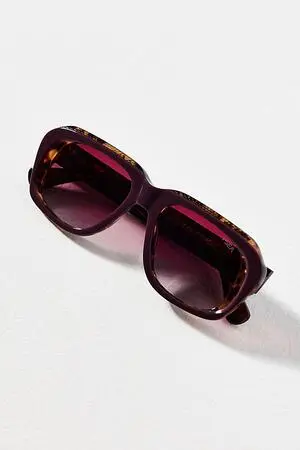 I-SEA Square Shield Sunglasses - Purple