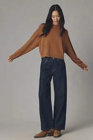 ANTHROPOLOGIE Goldie Cashmere Crew-Neck Sweater