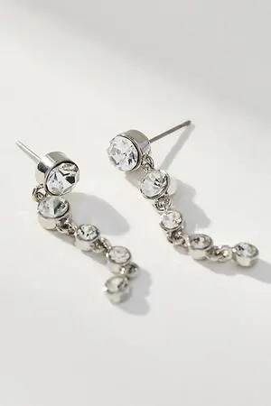 Anthropologie Graduated Drop Earrings - Silver