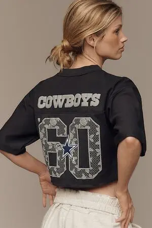 Mitchell & Ness Nfl Cropped Jersey Top - Cowboys