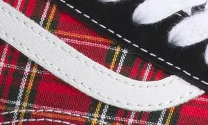 VANS Old Skool Sneaker - Plaid Red