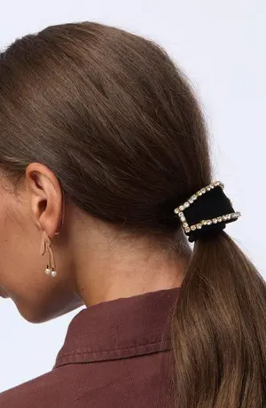 Lele Sadoughi Genie Crystal Edge Hair Tie