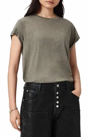 Allsaints Metallic T-shirts For Women