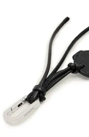 ALLSAINTS Leather Heart Keyring