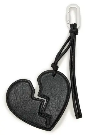ALLSAINTS Broken Heart Keyring - Black